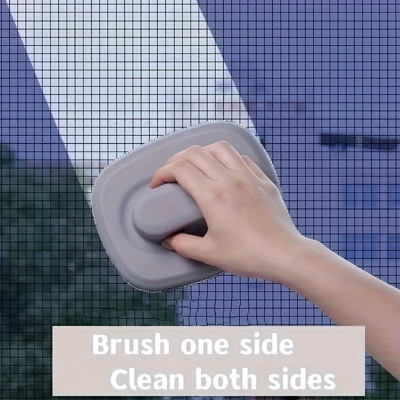 Window Screen Cleaning Brush Flat Surface Mesh Screen Cleaner Portable ...