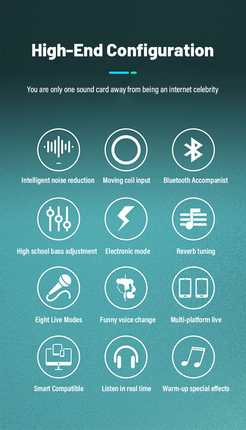 [SG Stock] Sound Card With Microphone Set F999 Live Sound Card Support ...