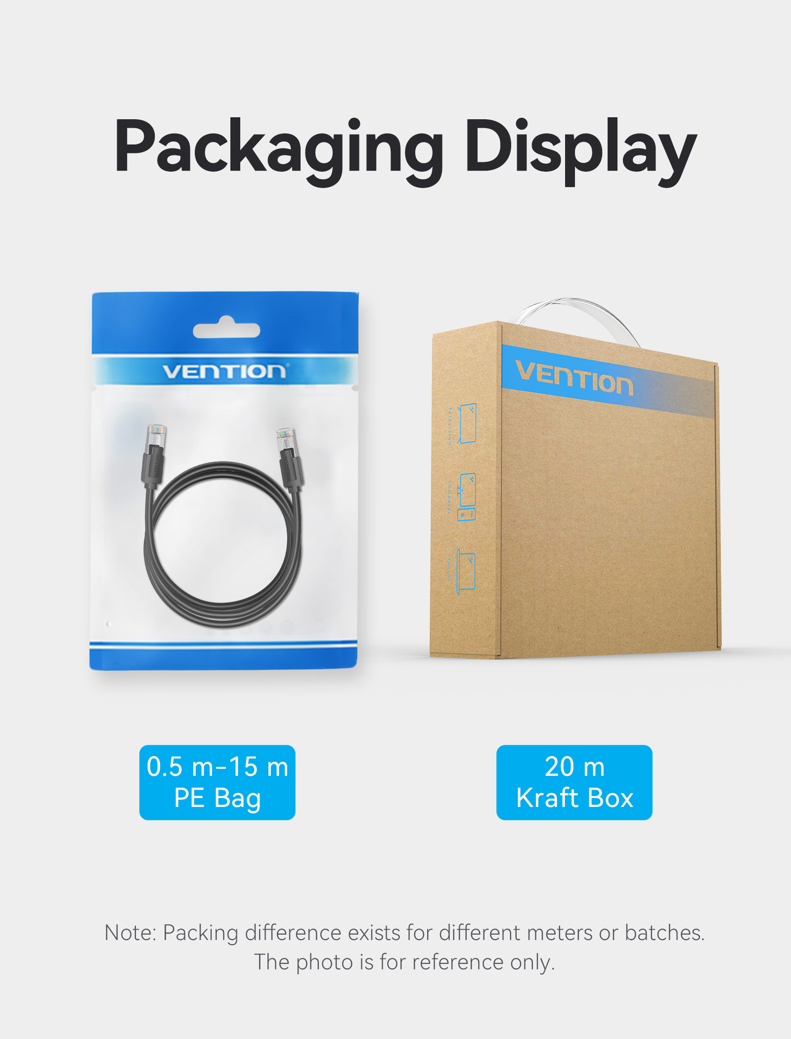 Vention Cat8 SFTP Gaming Ethernet Patch Cable 40Gbps 2000MHz Super ...