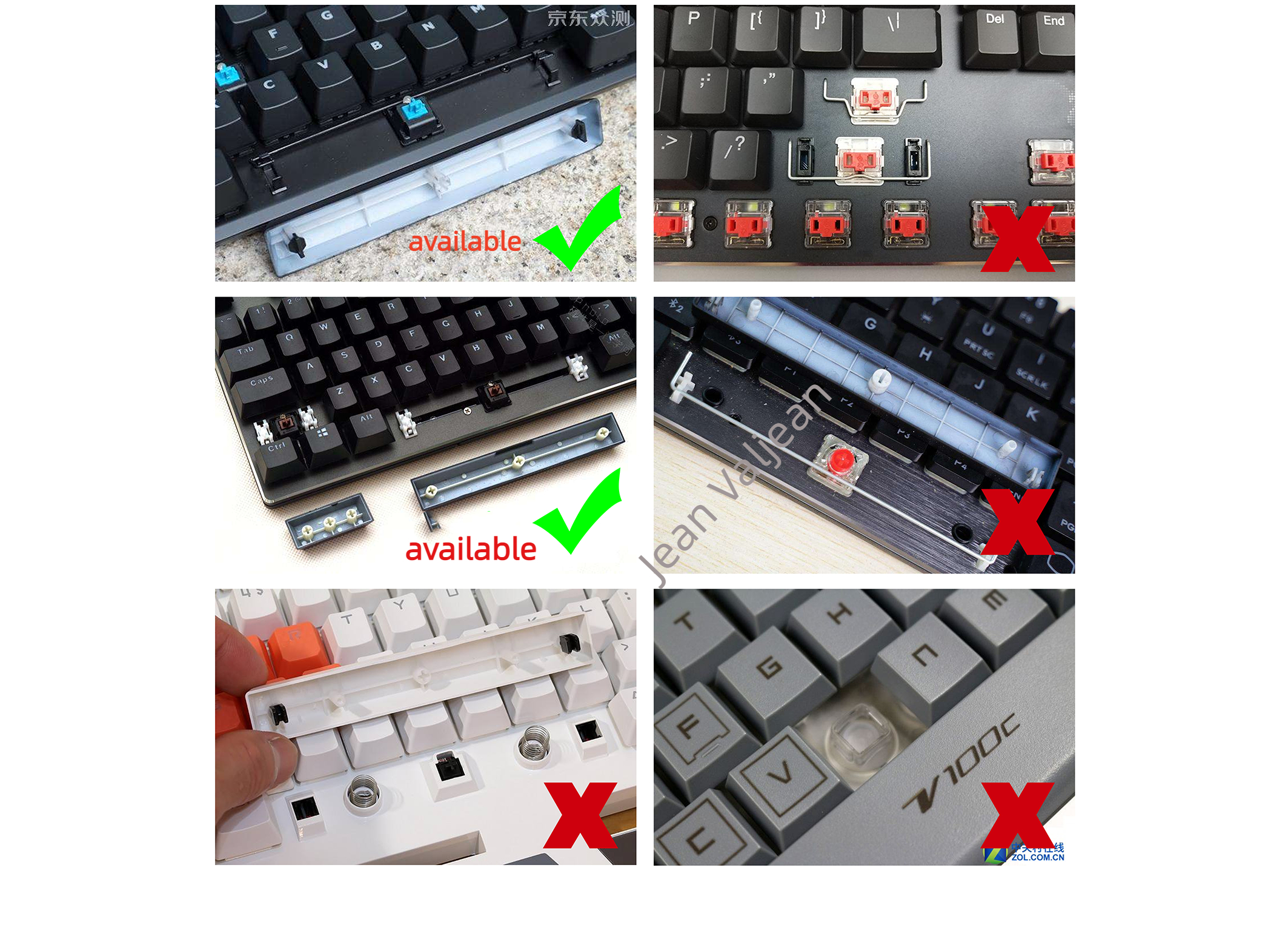 New 104 Pcs Mechanical Keyboard Keycaps Set OEM Backlit Two-Color ABS ...