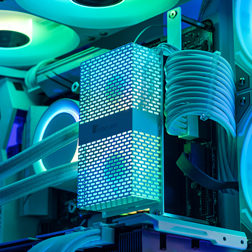 JONSBO NF-1 Memory Cooler 5V/3PIN ARGB Dual 5020 Fans DDR4 Cooling Vest ...