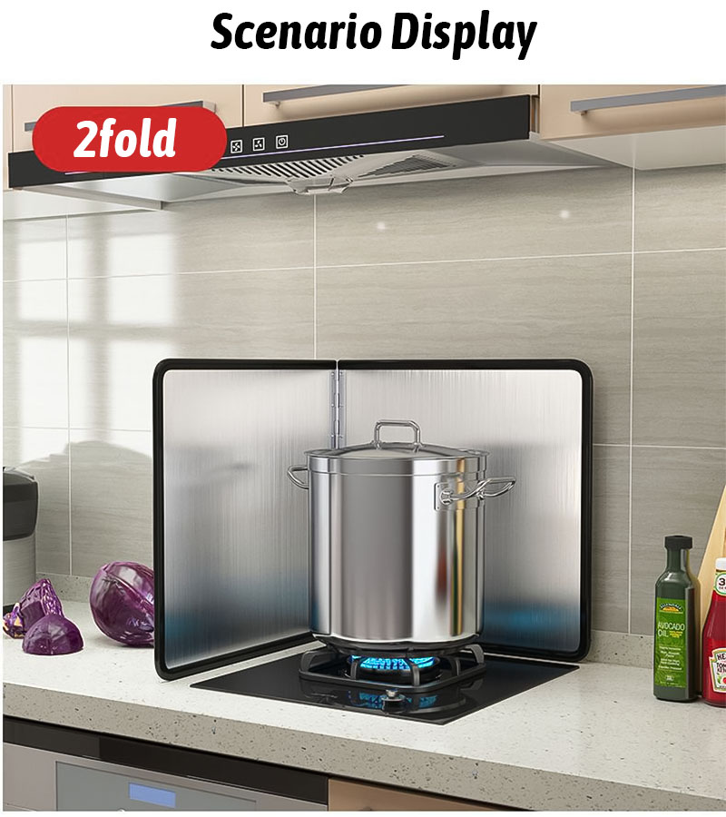Kitchen 304 oil baffle cover gas stove stainless steel Baffle for ...