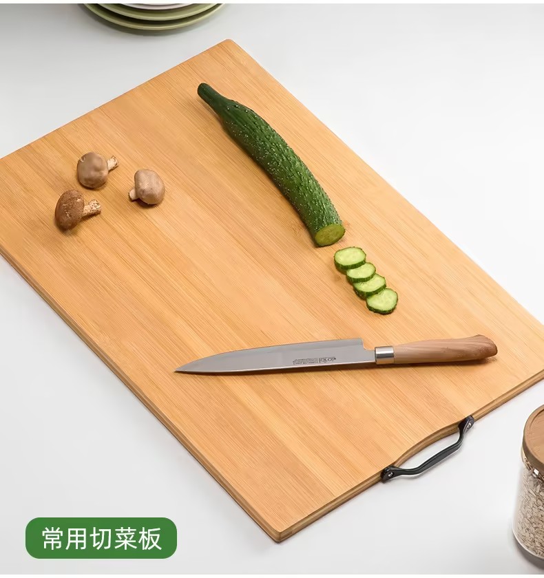 Wood Cutting Board with Hand Grip, Big Size Wooden Cutting Boards for ...