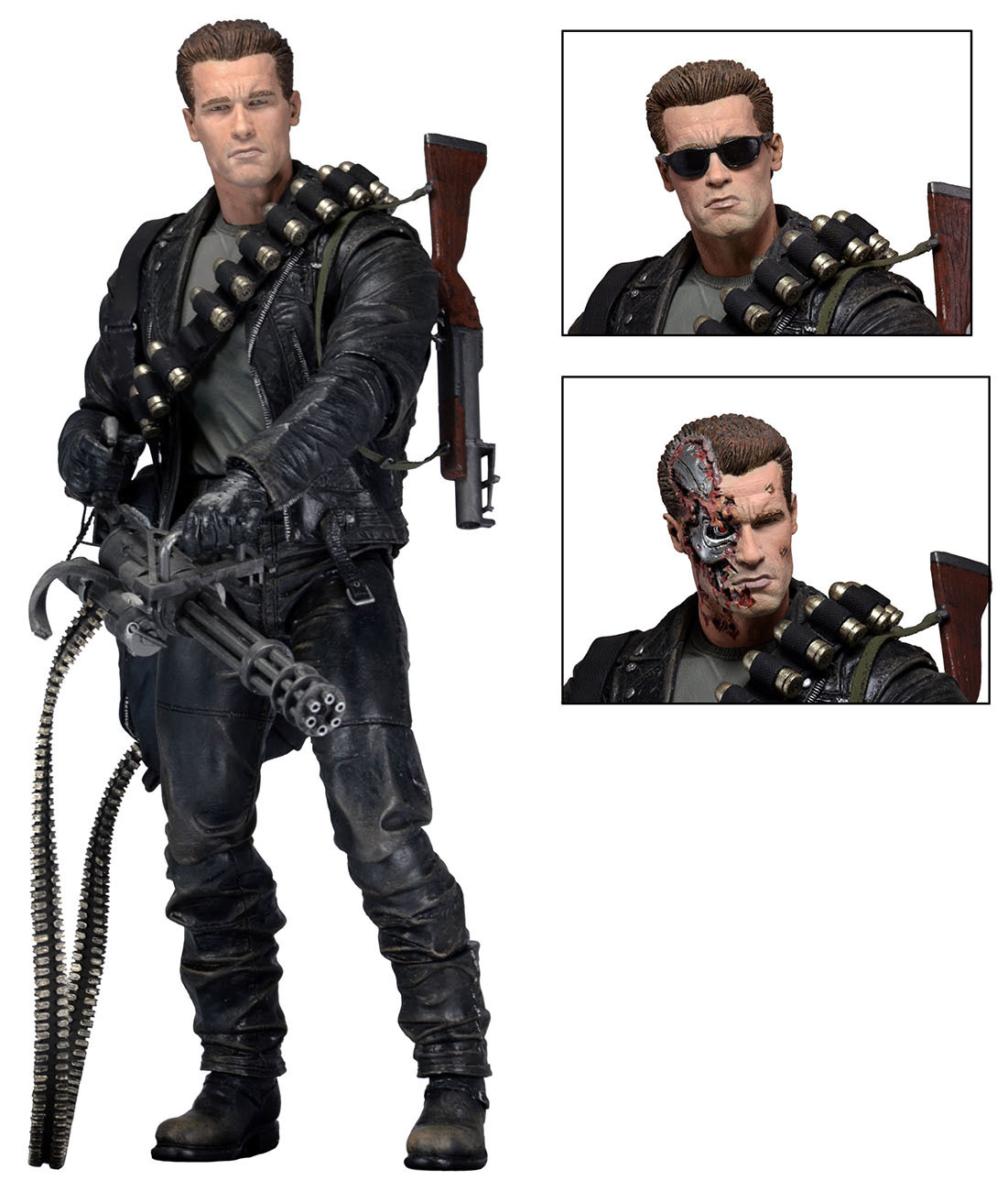23.5cm NECA Terminator 2: Judgment Day T-800 Robot killer Arnold ...
