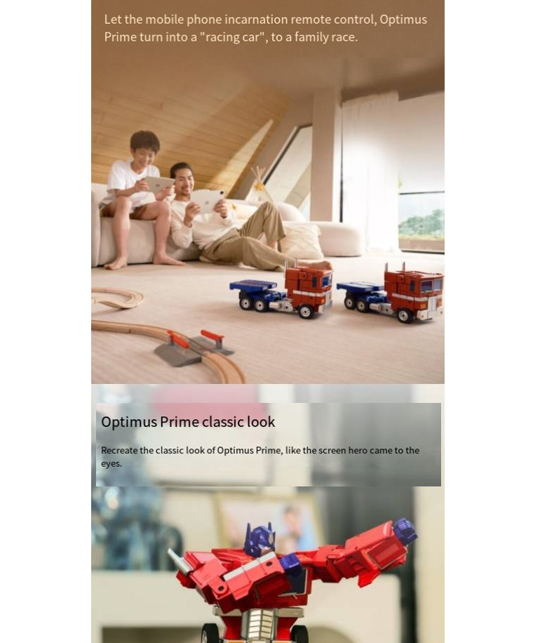 Robosen HR30 Optimus Prime Elite Edition Voice Dialogue High-Tech ...