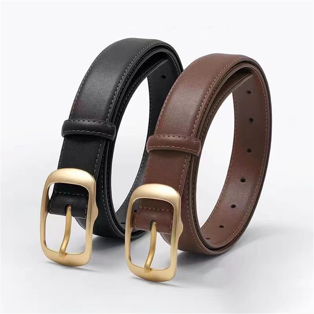 SmileFairyCC【Ready Stock】Women square buckle belt PU leather belt women ...
