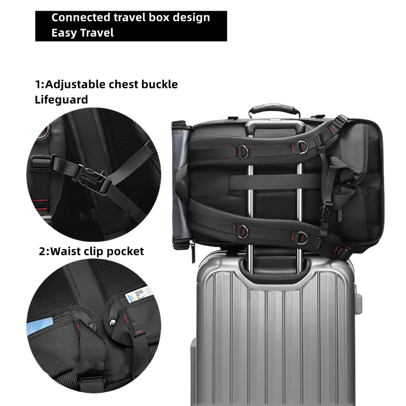 Kabohut Travel Backpack Men 17.3inch Laptop Bag Large Capacity ...