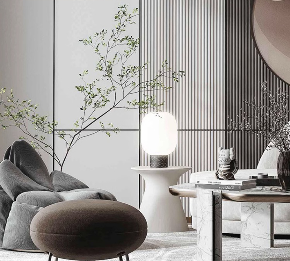 [SG Local] Partition panel wood panel wall partition fluted wall panel ...