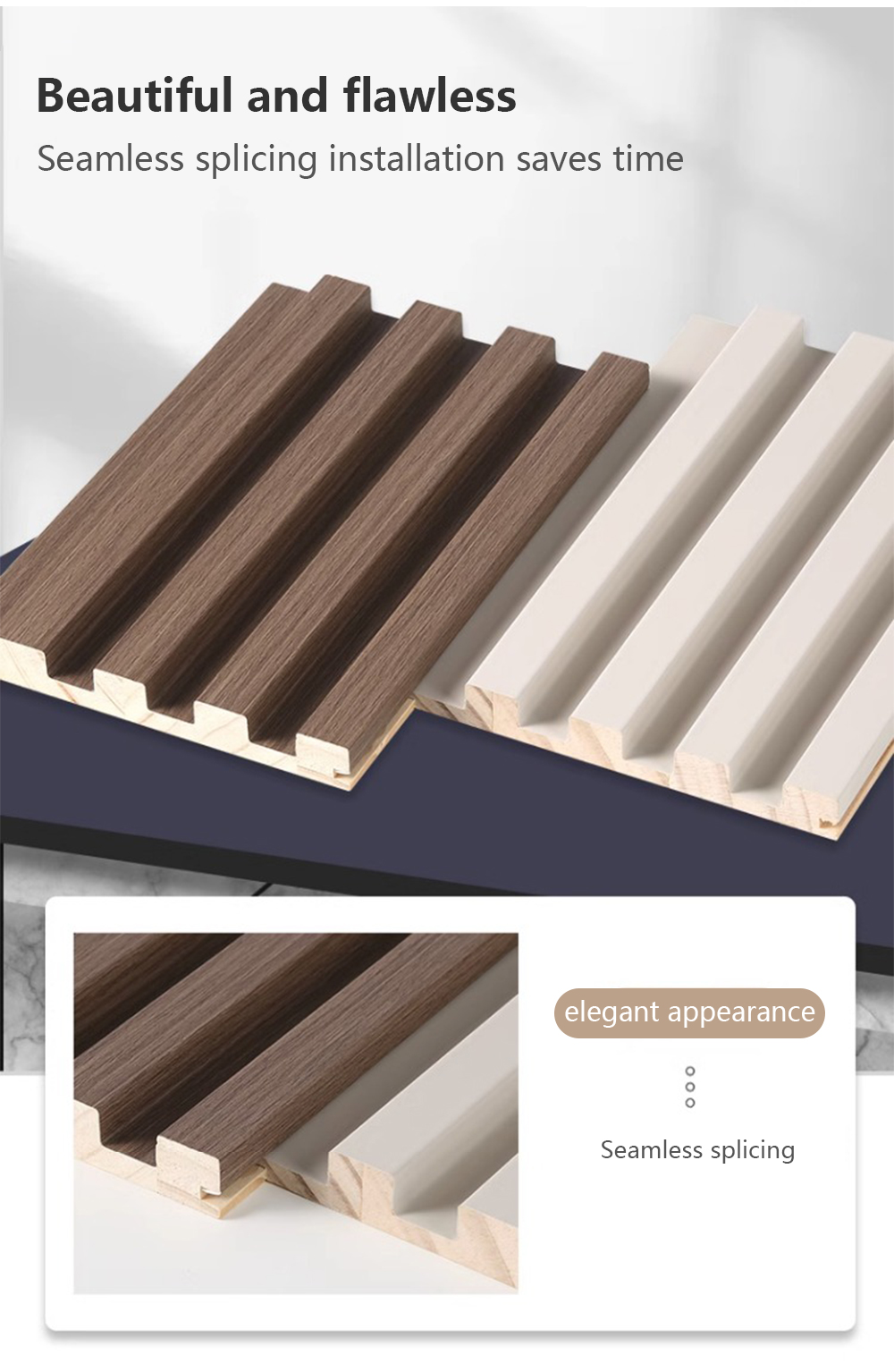[SG Local] Partition panel wood panel wall partition fluted wall panel ...