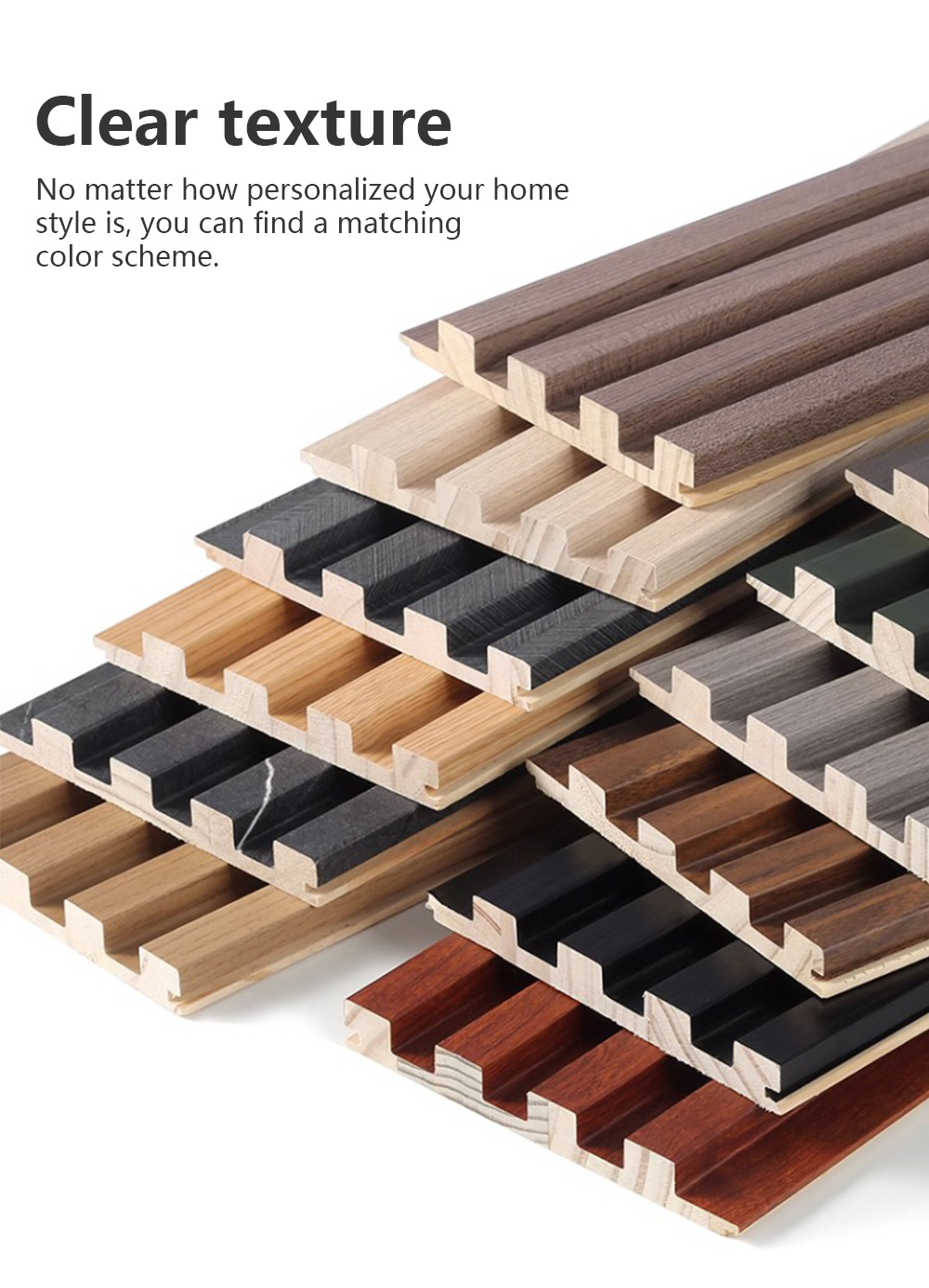 [SG Local] Partition panel wood panel wall partition fluted wall panel ...