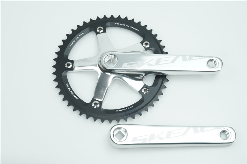 SKEACE Crankset Square Hole Alumniun Alloy SKE Crankset Fixed Gear ...