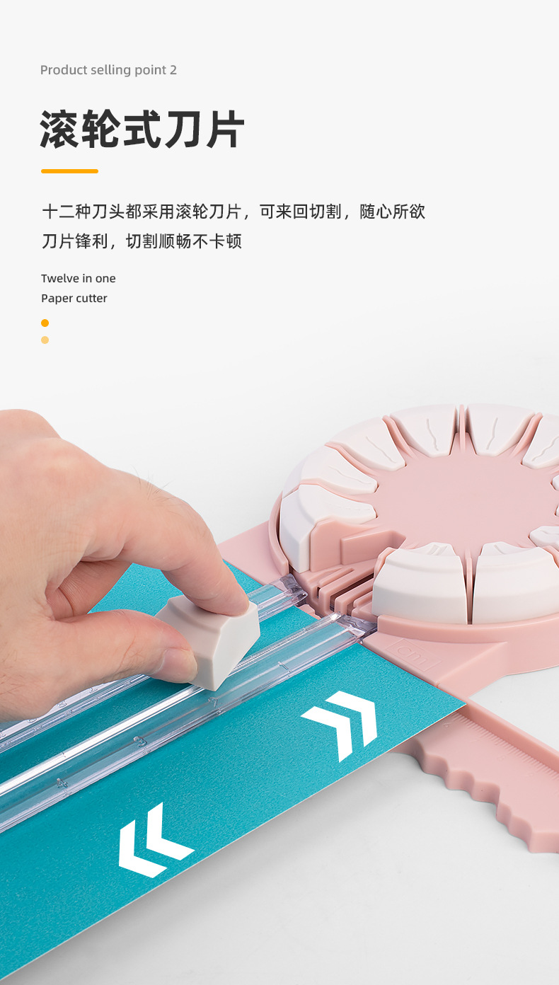 Multifunctional Paper Cutter Creasing Machine 360-degree Rotary Paper ...