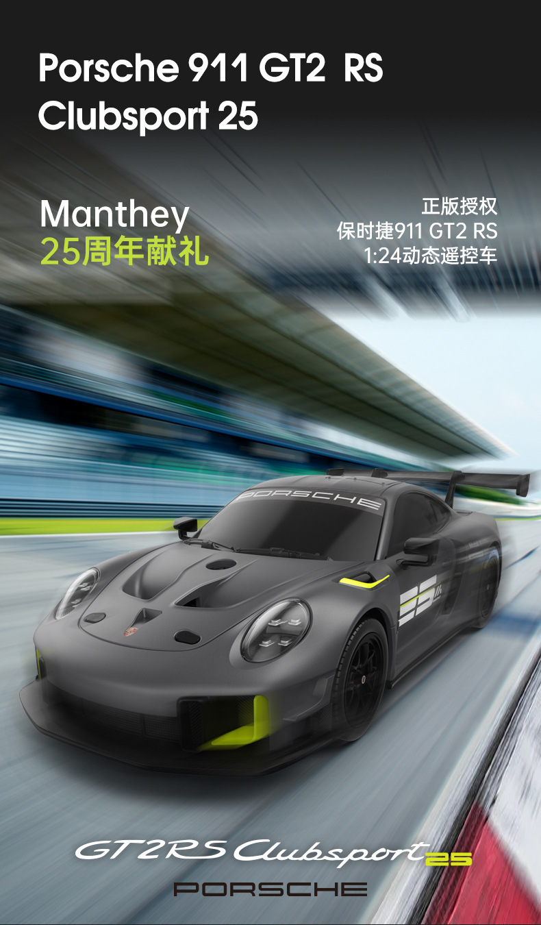 RASTAR RC Racing Car Starlight Porsche 911 Electric Remote Control ...