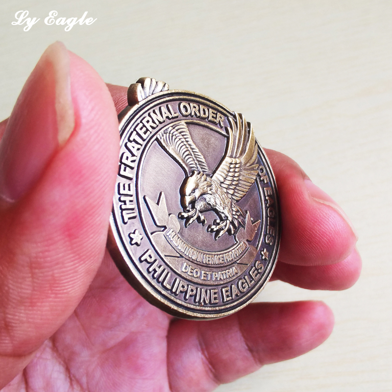 New Style 1.38Inches the Fraternal Order of Eagles Solid Emblem Eagle ...