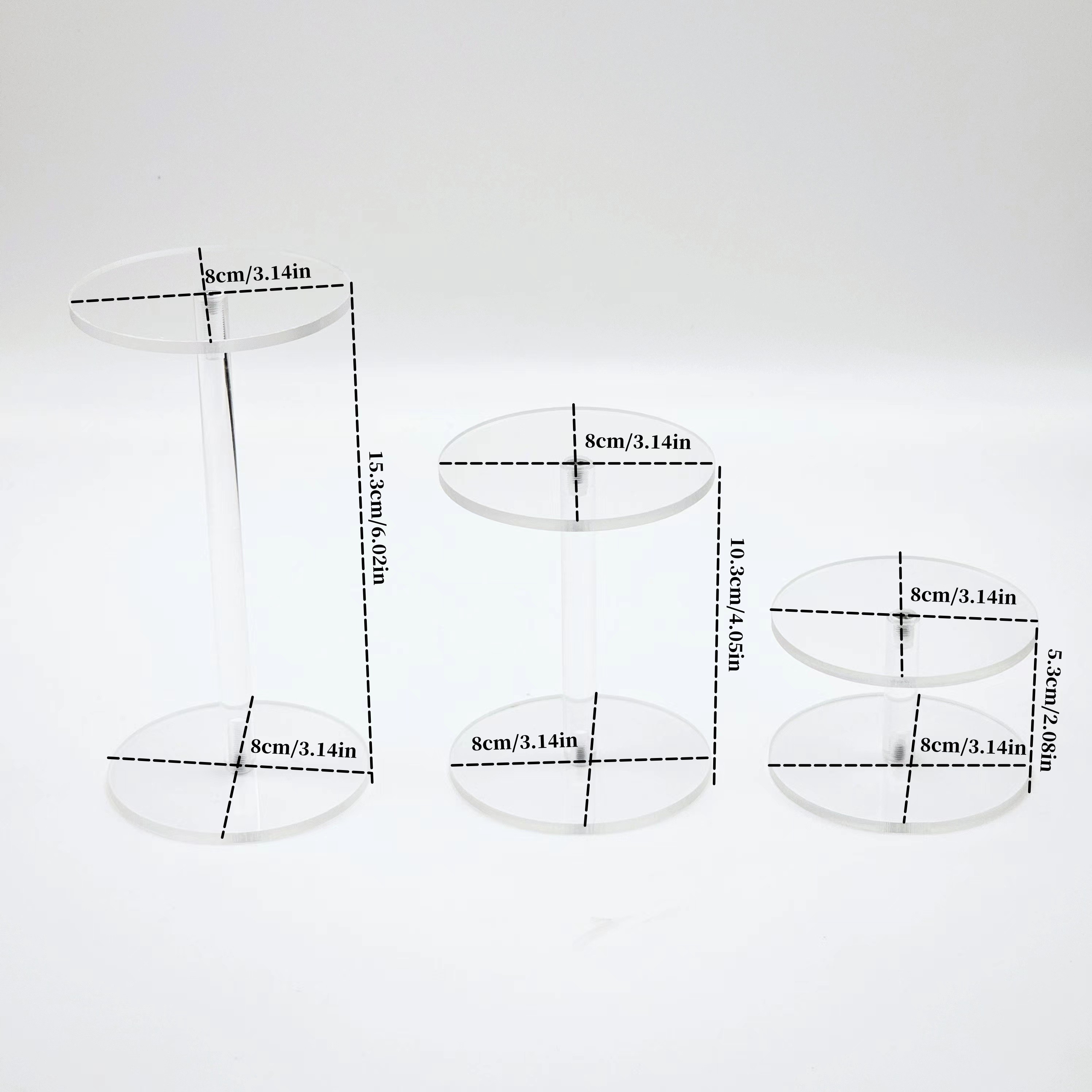 Circular square acrylic display bracket | Shopee Singapore