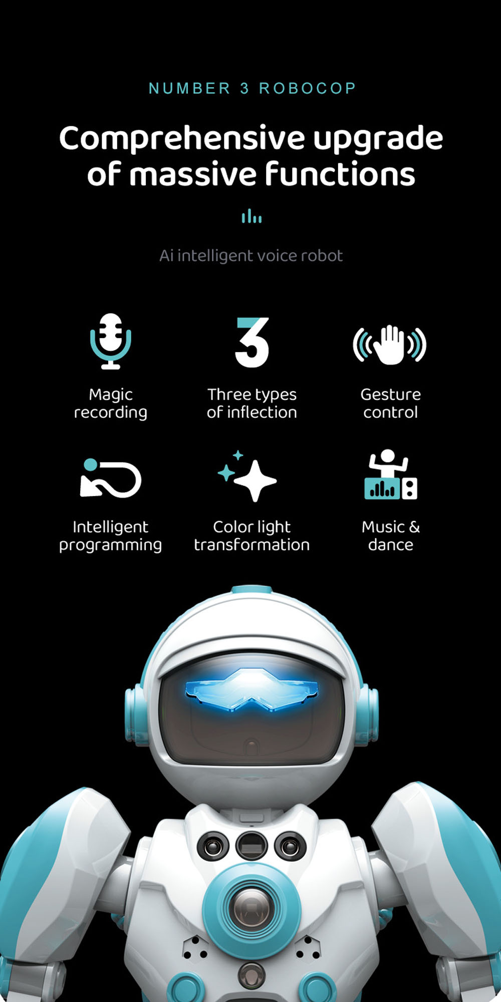 AI RC Robot Intelligent Programming Remote Control Robot Children's ...