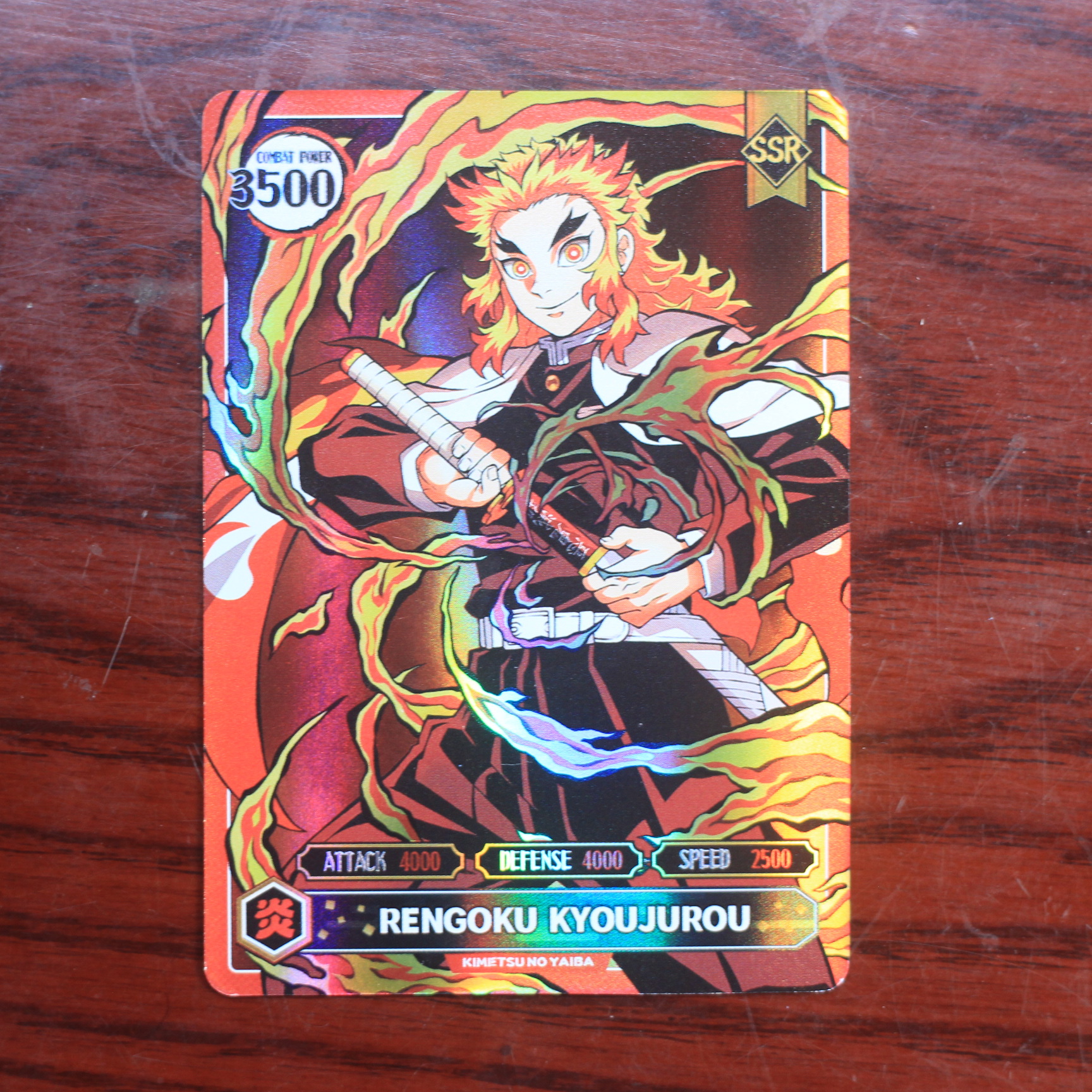 50Pcs/Pack Demon Slayer Flash Cards Tanjirou Nezuko SSR Rare Game ...