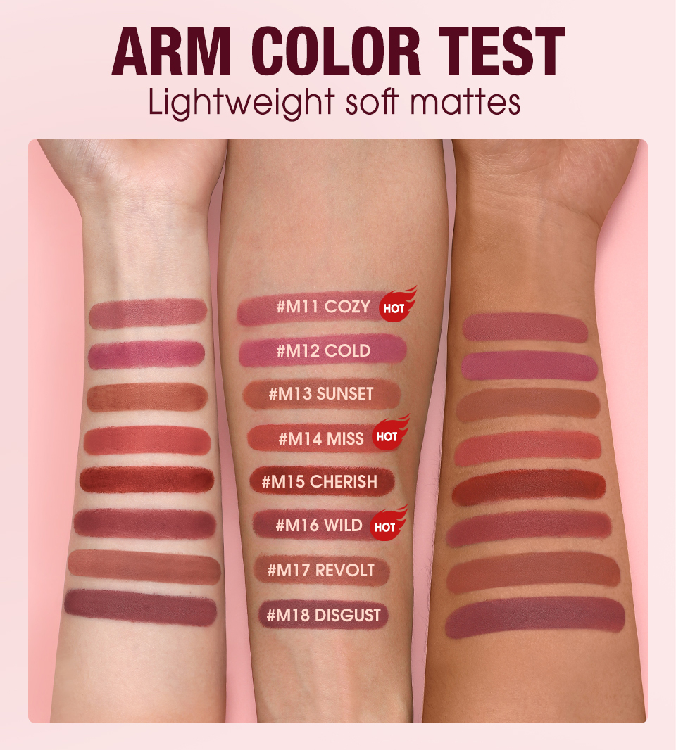 O.TWO.O Matte Lipstick Non-stick Cup Lip Gloss Waterproof Liptint 24H ...