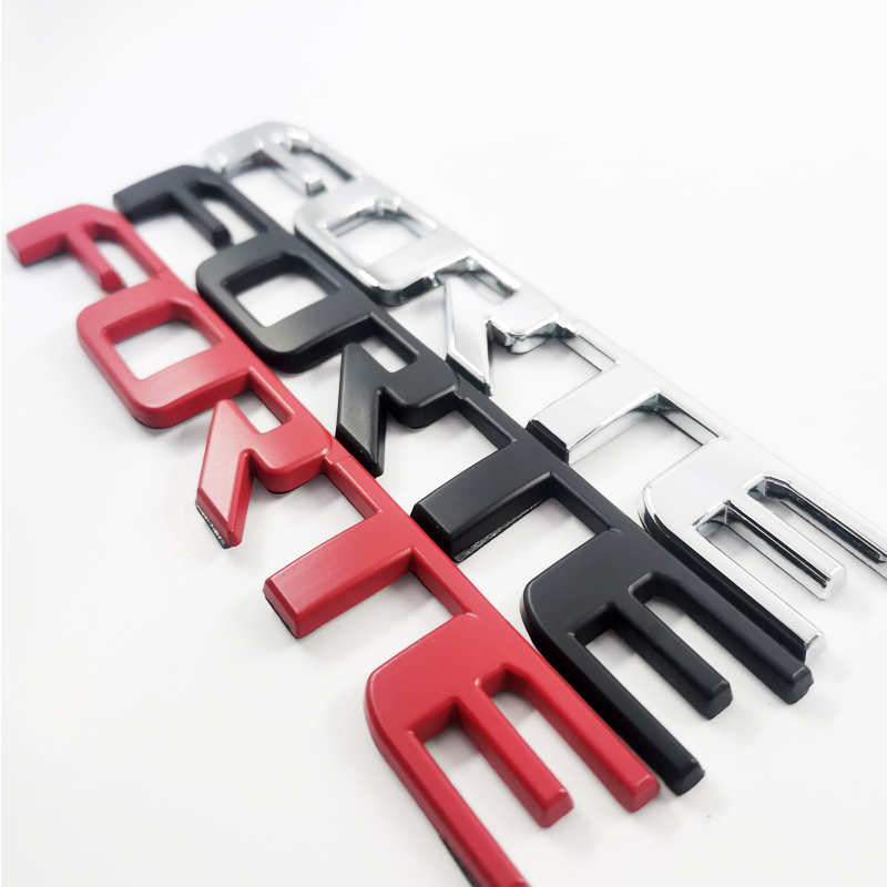 1 x Metal FORTE Letter Logo Car Auto Rear Trunk Lid Emblem Badge ...