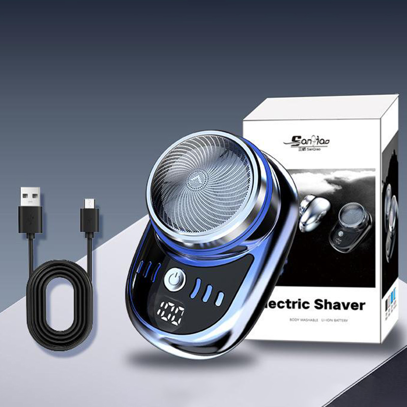 Portable Mini Shaver For Men Digital Power Display Mens Razor ...