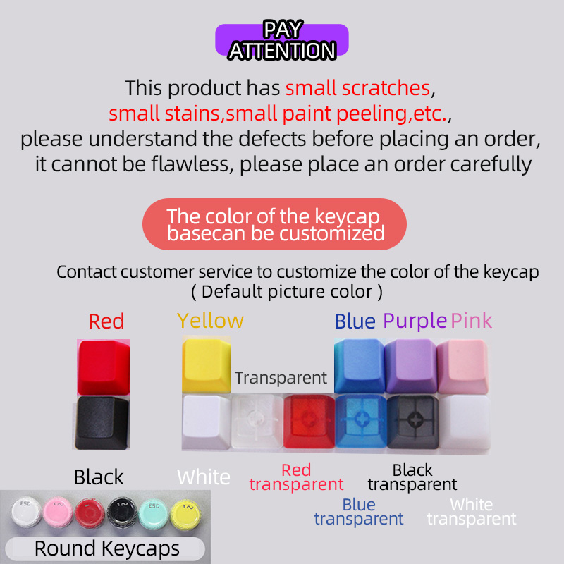 Bunny Keycap Mechanical Keyboard Dedicated Button ESC Pink Cartoon ...