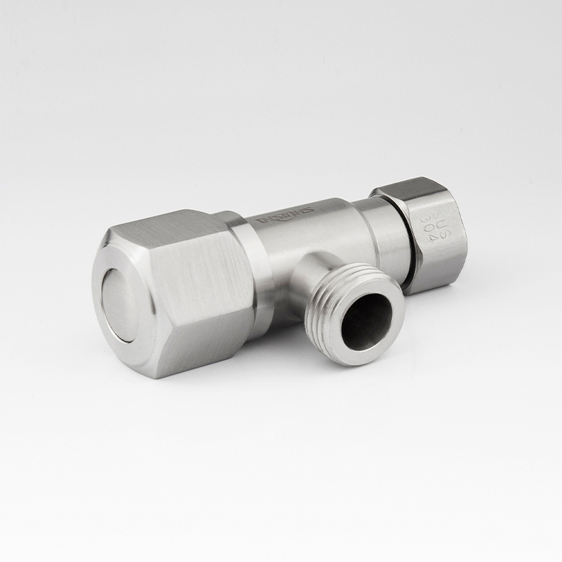 304 Stainless Steel Union Angle Valve Loose Joint Faucet Water Tap ...