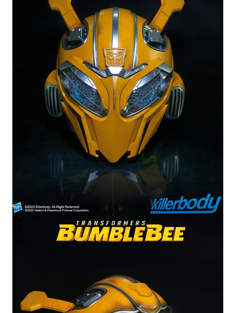 Killerbody Bumblebee 1: 1 Transformers Bumblebee Wearable Helmet ...
