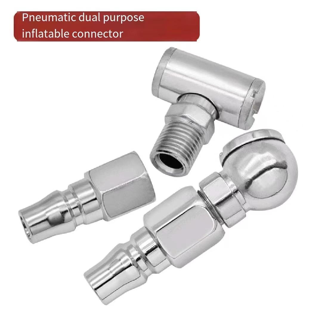 Car tire quick charging nozzle, truck hand-operated inflating rod, tire ...