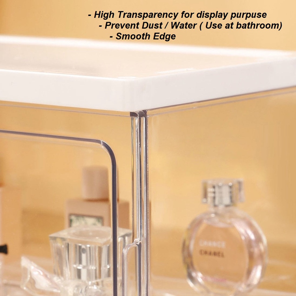 【SG STOCK】Large Acrylic Display Box Display Shelf Table Shelf Perfume ...