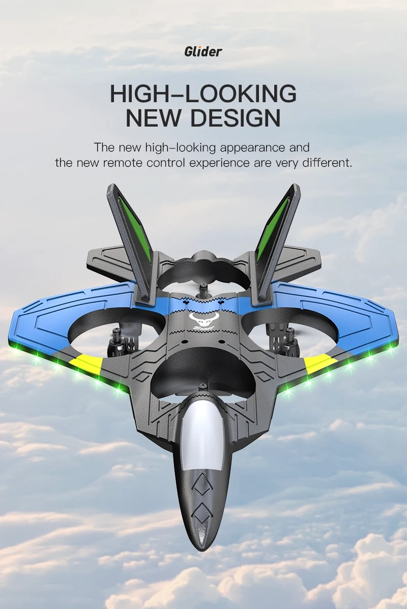 Vertical Takeoff RC Aircraft Fighter Plane with HD Camera Fighter 2.4G ...