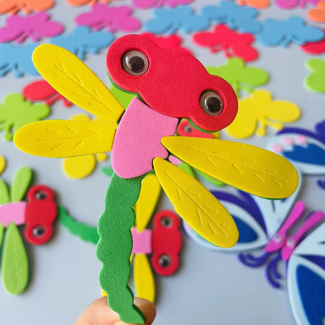 EVA Foam insect butterfly Craft 3D Wall Decoration classroom blackboard ...