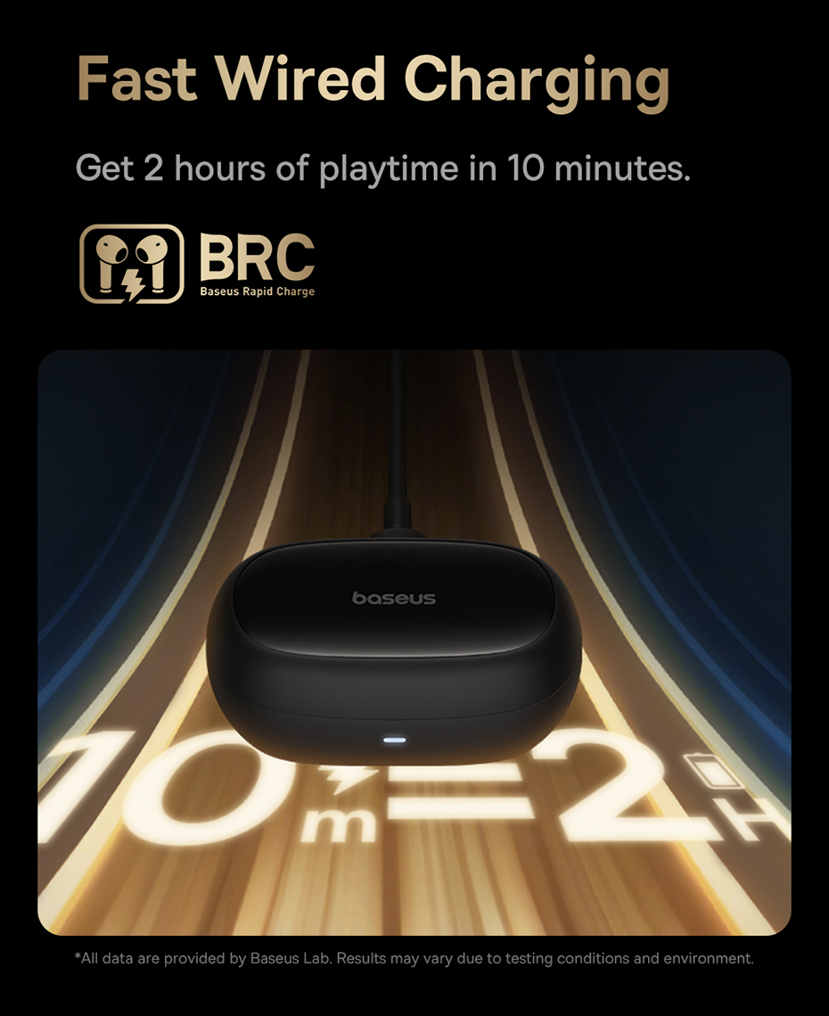 Baseus Bowie MA10 Pro ANC Wireless Earphone Bluetooth 5.3 48dB Noise ...