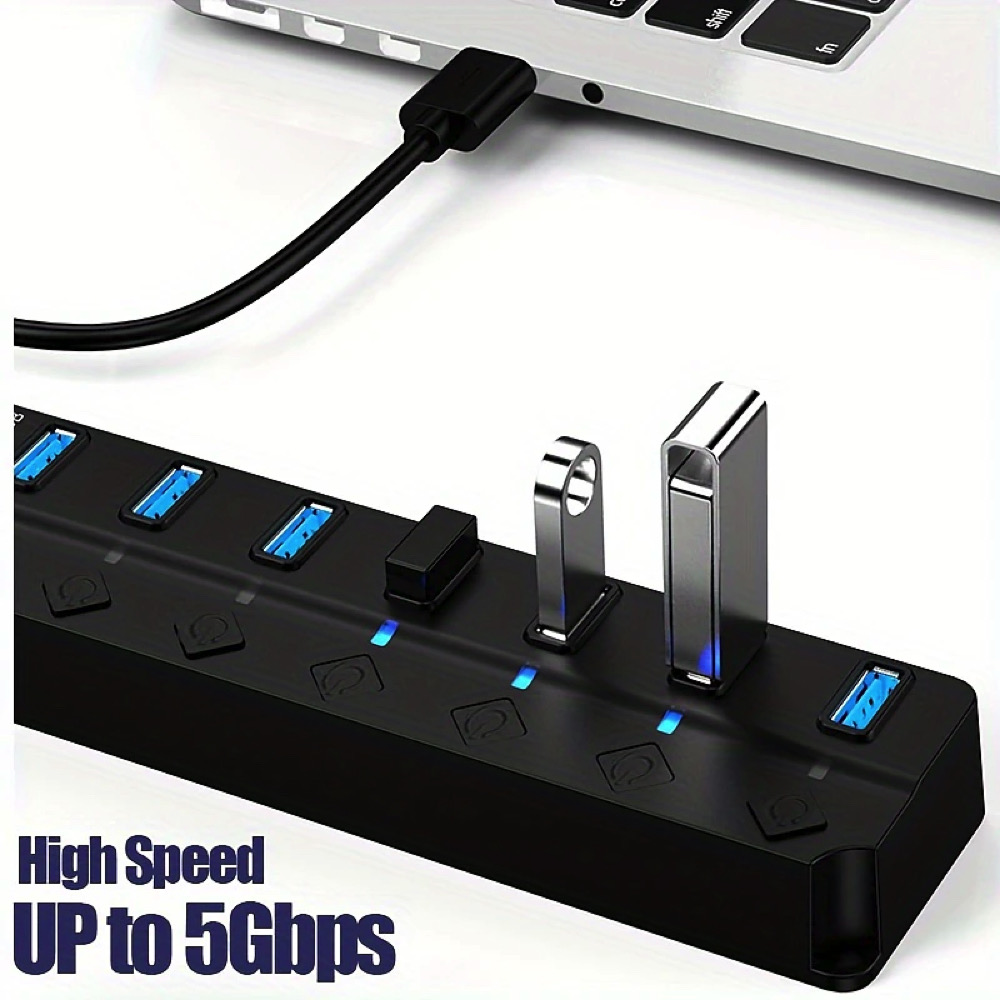 Usb 3.0 HUB Extension Cable Multiple Port 4-Port 7-Port USB Ultra-Mini ...