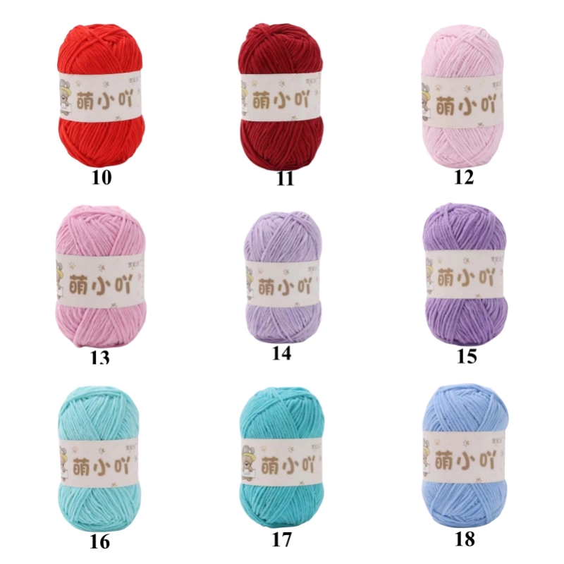 DUWEN Matte Chenille Yarn Doll Thread Handmade Crochet Knitted Material ...