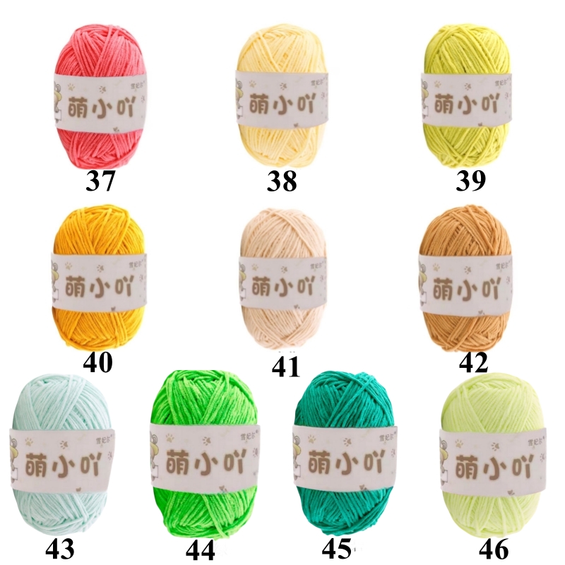 DUWEN Matte Chenille Yarn Doll Thread Handmade Crochet Knitted Material ...