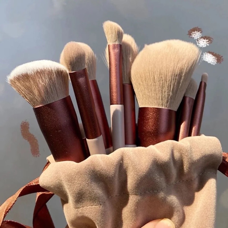 13Pcs Makeup brush set, a full set of super soft eye paint, affordable ...