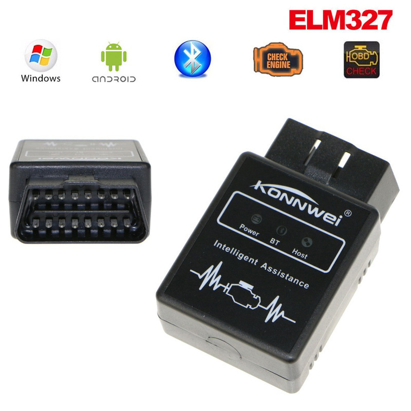KONNWEI KW912 OBDII Bluetooth 3.0 OBD2 OBD V1.5 II Auto Code Scanner ...