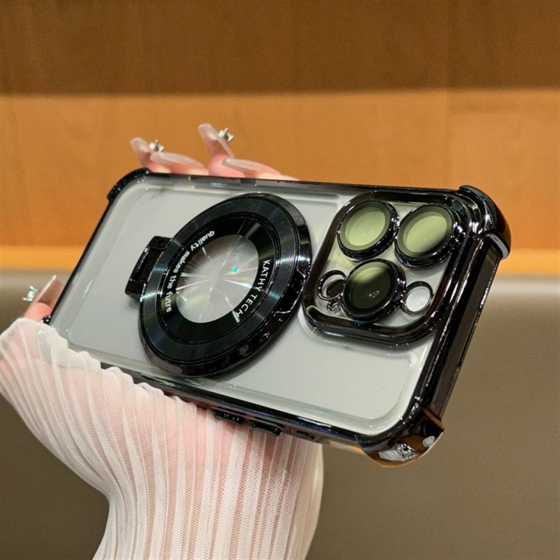 Magnetic Rotating Holder Phone Case Compatible For iPhone 16 15 14 13 12 11 Pro Max Plus ...