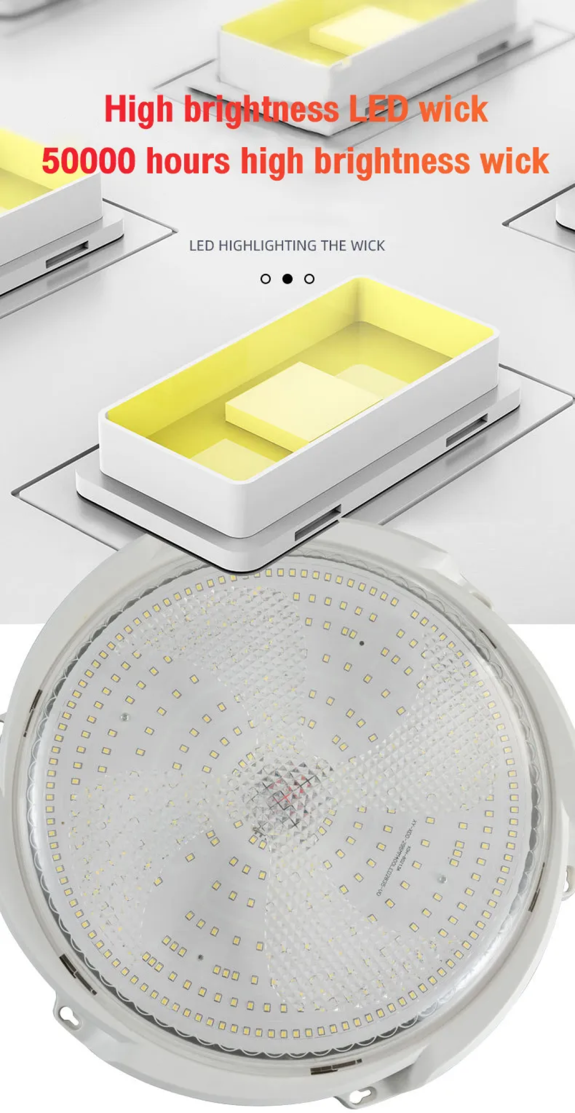 🔥SG Local Seller+Buy1Take1🔥Upgrade 500W Led Solar Ceiling Light Indoor ...