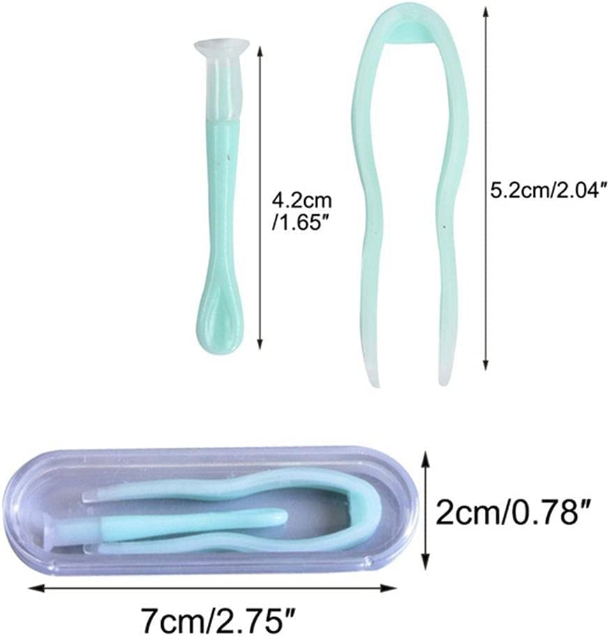 6 pcs OOLVS Portable Contact Lens Stick Tool Case Set (Inserter/Remover ...