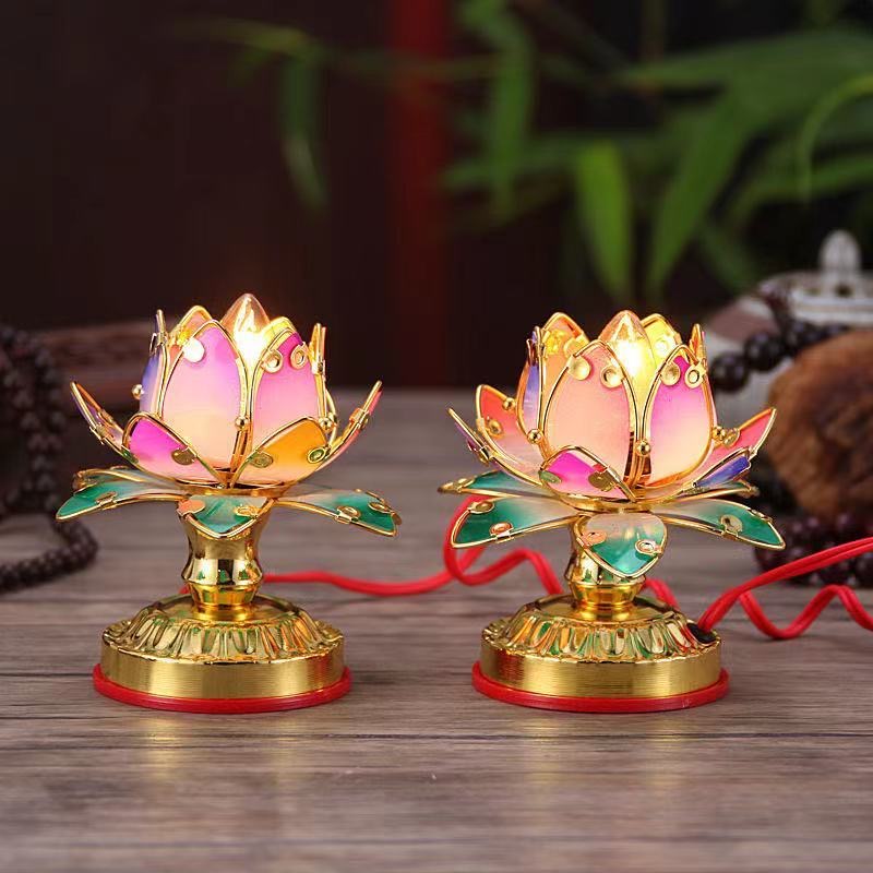 Buddha lotus lamp store
