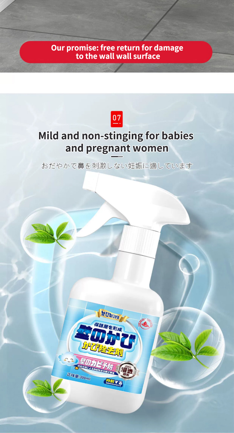 【🇸🇬Stock】Japan 5 Minutes Quickly Mold Remover Spray Mold Mildew Stains ...