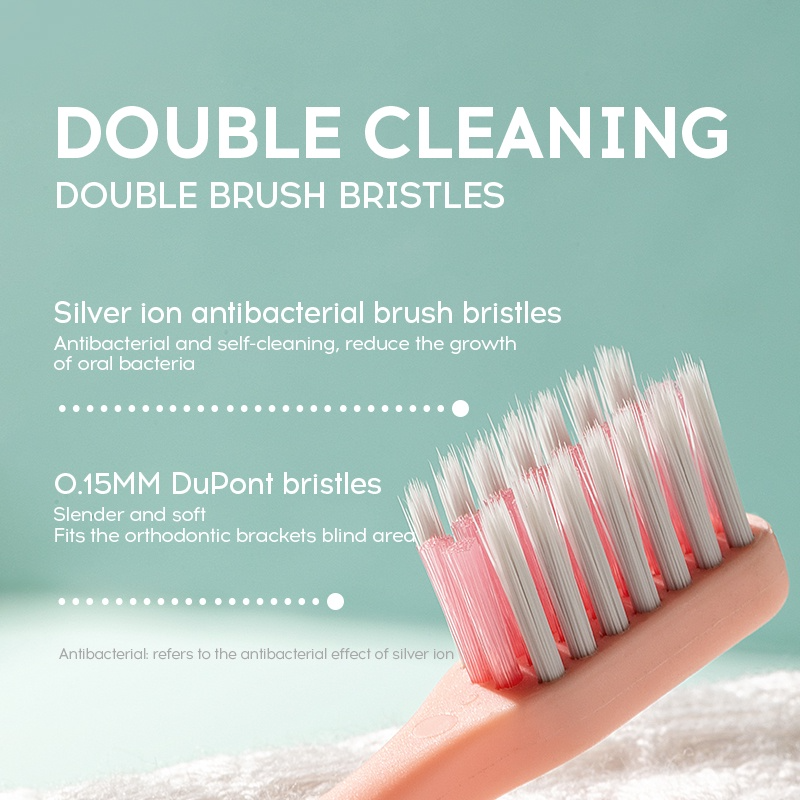 MEYARN P V 3PCS Orthodontic Braces Toothbrush with Soft Brush Concave ...