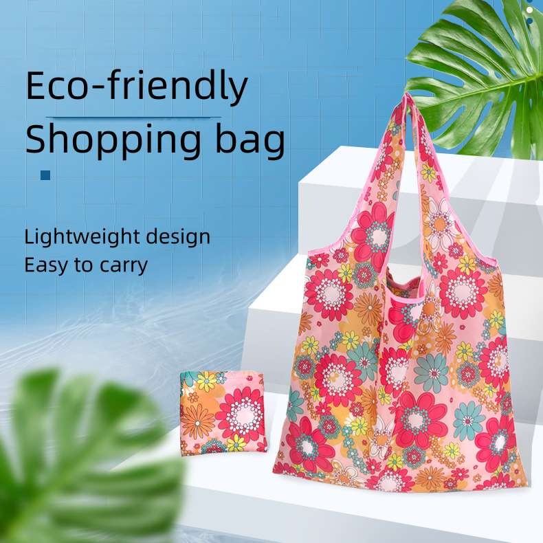 Foldable Shopping Bag Environmental Recyclable Grocery Bag Travel Tote ...