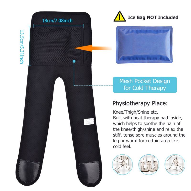 Eletric Heating Knee Massage Instrument Vibrator Knee Pad Joint ...