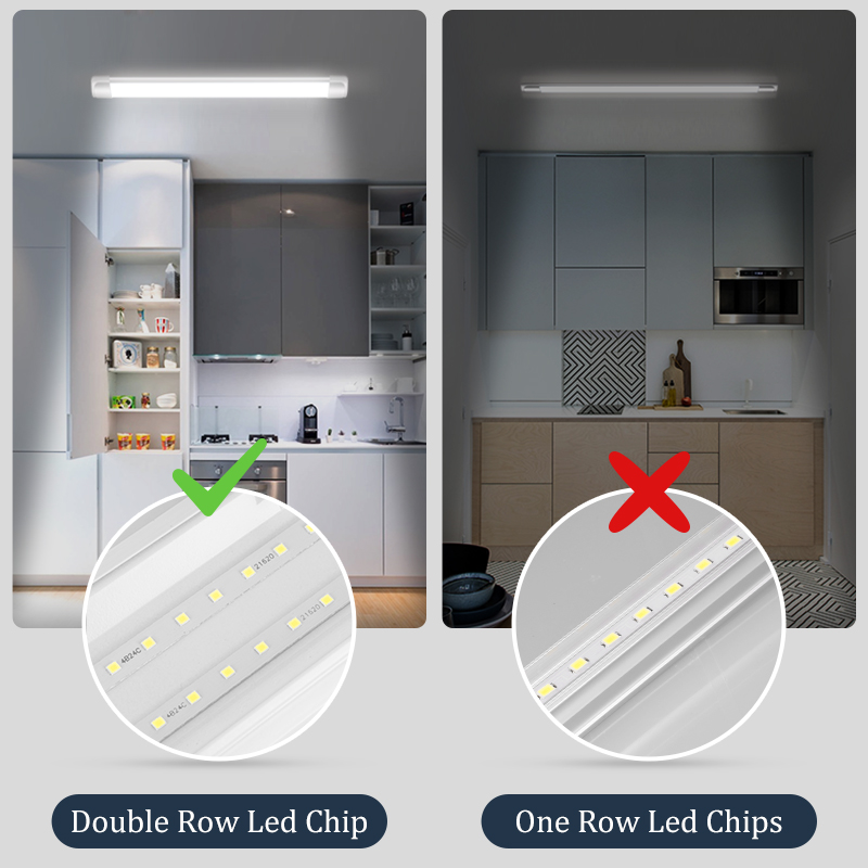3 colors change Led Tube light barFor Kitchen Wall light Cabinet Lamp ...