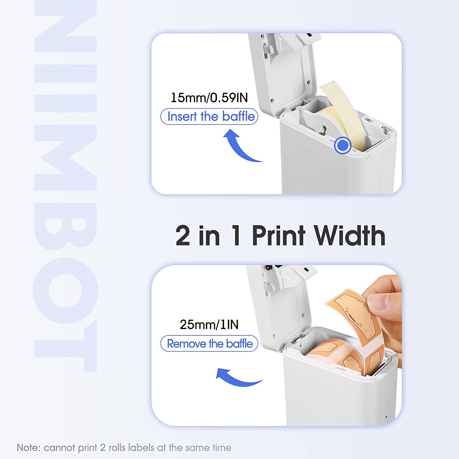 NIIMBOT D101 Name Sticker Cartoon Cute Classification Label Oil-proof ...