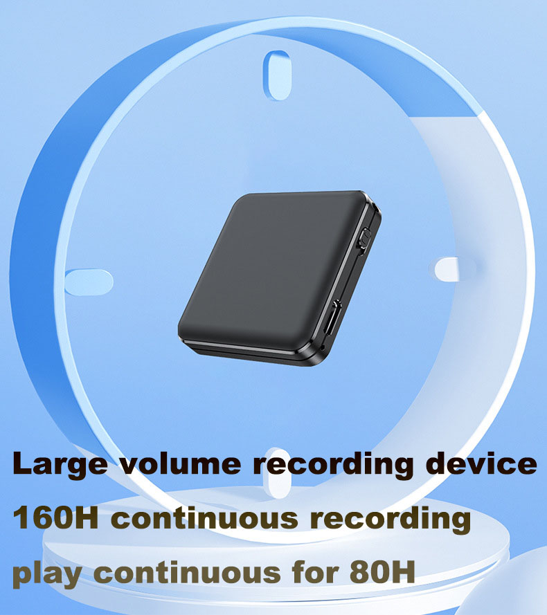 Mini Voice Recorder audio Activated Recorder 160 Hours Strong small Magnetic Tape Recorder ...