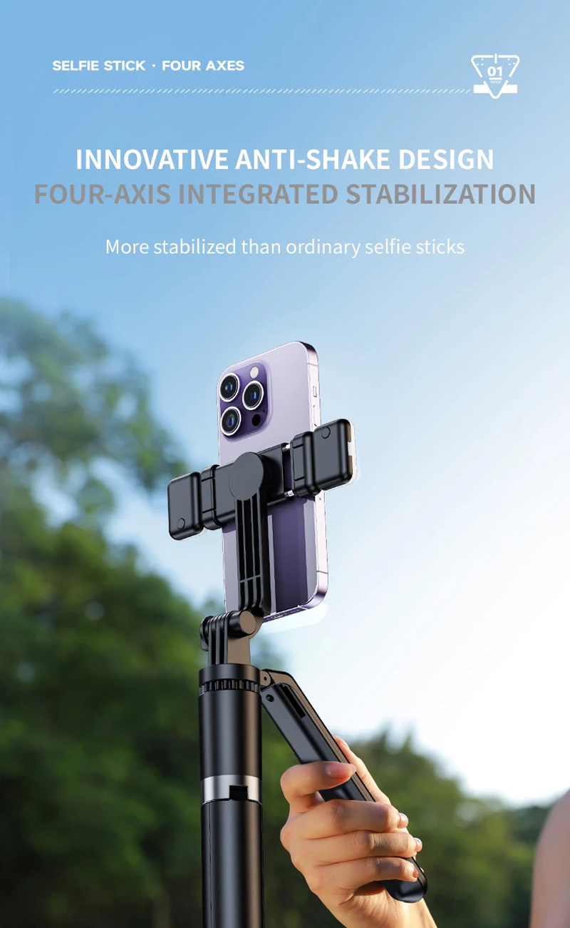 【SG Stock】Wireless Bluetooth Selfie Stick 1.7M Tripod Stand with ...