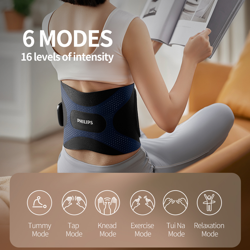 【Hot Sale】Philips Slimming Belt Waist Trainer EMS Heated Waist Belt ...